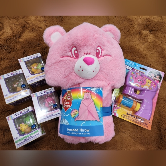 Care Bears | Toys | Care Bears 6 Pcs Bundle Bubble Blaster Cheer Bear ...